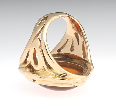 Ladies' Brown Jade Ring , 02.19.16, Sold: $271.4