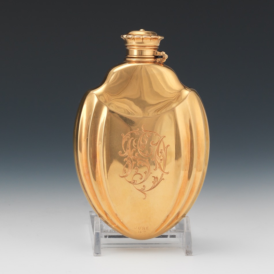 Tiffany & Co. 18k Gold Flask, 05.26.16, Sold: $3894