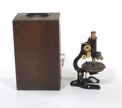 Antique Brass Bausch & Lomb Optical Microscope, 10.29.16, Sold: $177