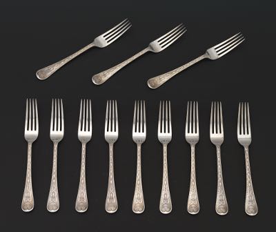 Garrard & Co. Sterling Silver Tableware Service for Twelve ...