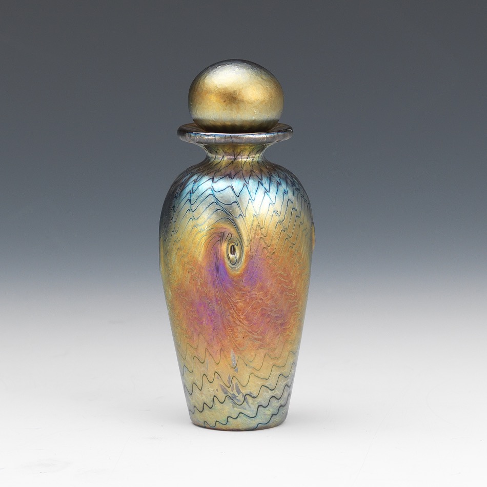 Lundberg Art Glass King Tut Pattern Perfume, 02.16.17