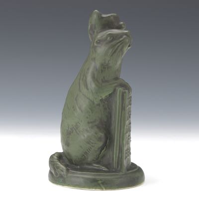 Cowan Pottery Glazed Ceramic Candlestick for the Rowfant Club, ca. 1925 ...