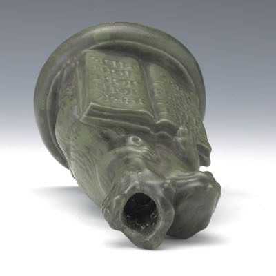 Cowan Pottery Glazed Ceramic Candlestick for the Rowfant Club, ca. 1925 ...