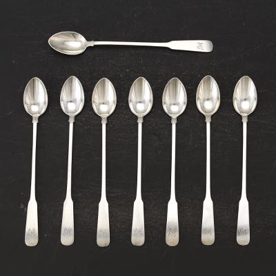 Gorham Sterling Silver Extended Service for Twelve, "Old English Tipt ...