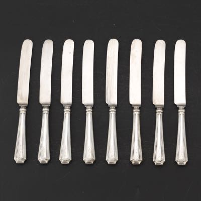 Gorham Durgin Sterling Silver Dinner Service for Eight, "Fairfax ...