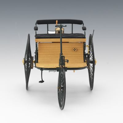 Scale Model of 1885 The Carl Benz Patent-Motorwagen Three-Wheeler Car ...