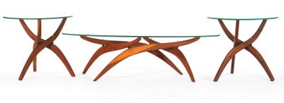 Forest Wilson Mid-Century Modern Coffee and Side Tables, Set of Three
