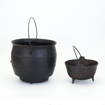 Two Cast Iron Pots
