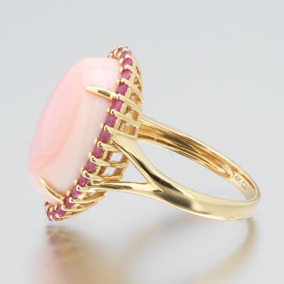 14K Gold Queen Conch Ring